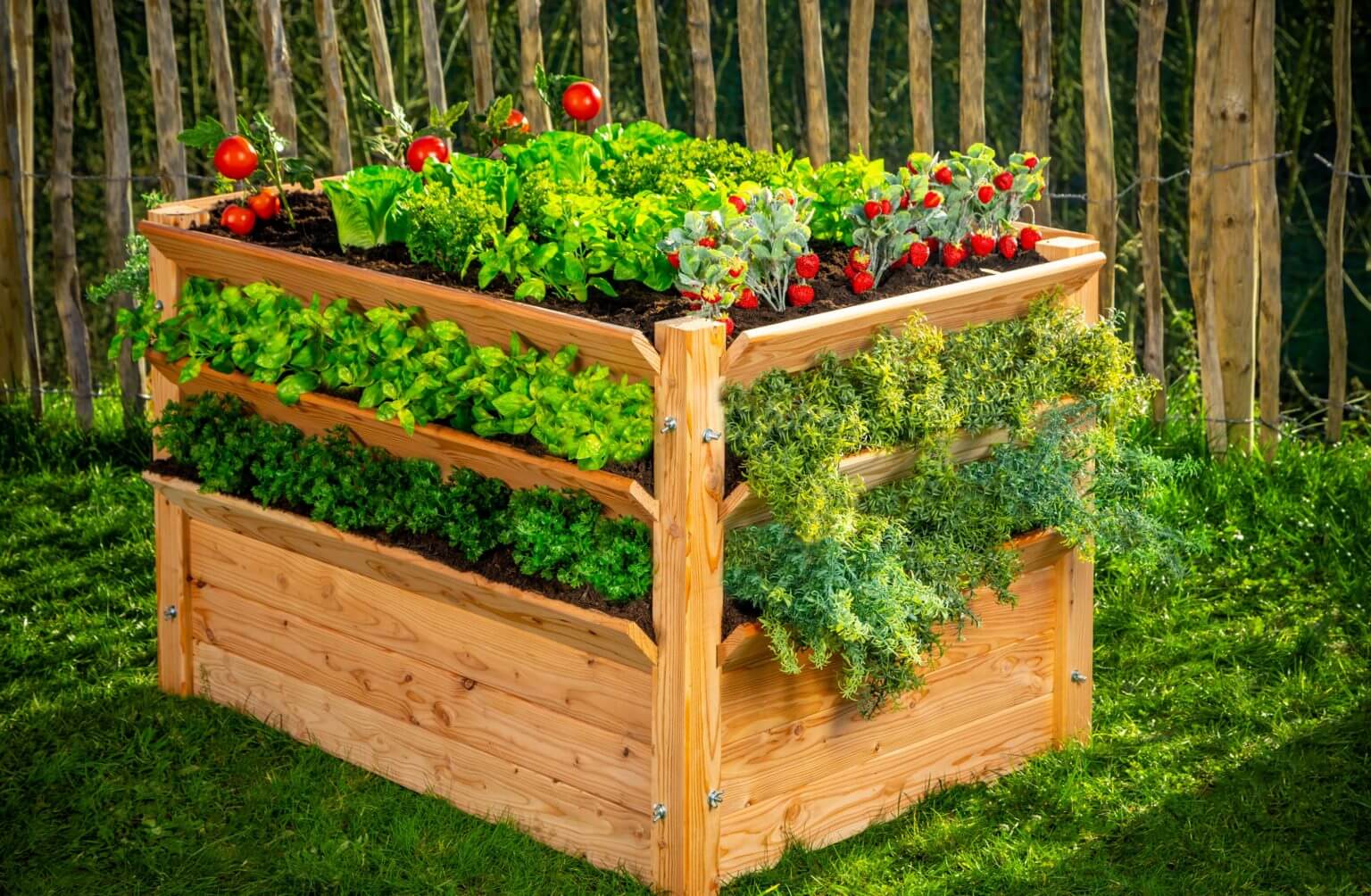 Houten moestuin Douglas – Duurzame Tuinartikelen